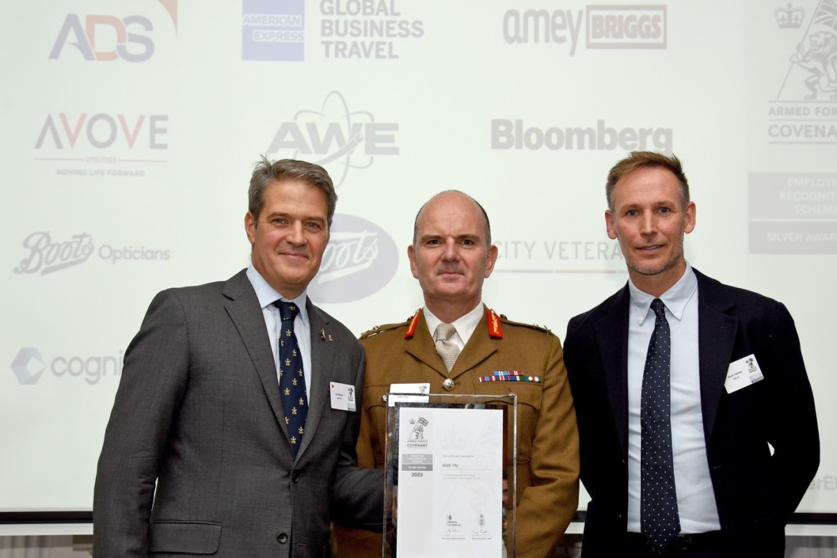 AWE receives Armed Forces Covenant award – AWE